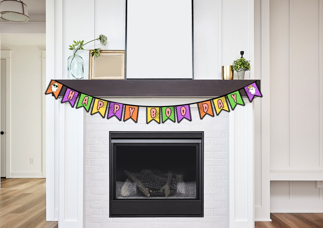 Happy Boo Day Digital Print & SVG Banner - Etsy