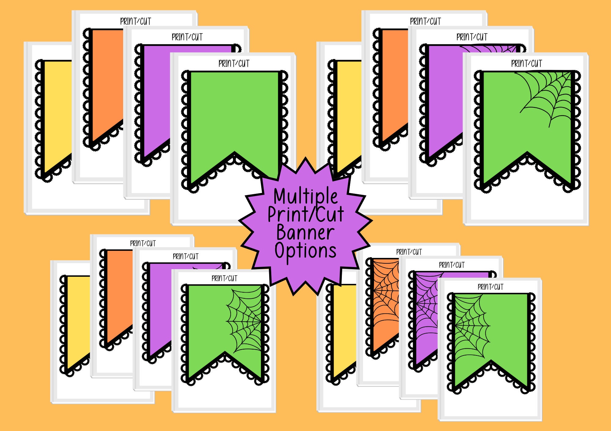 Happy Boo Day Digital Print & SVG Banner - Etsy