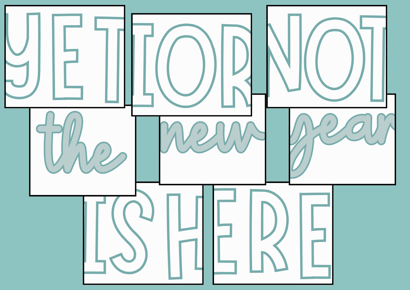 New Year Bulletin Board Kit | New Year New You | January Bulletin Board ...