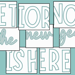 New Year Bulletin Board Kit | New Year New You | January Bulletin Board ...