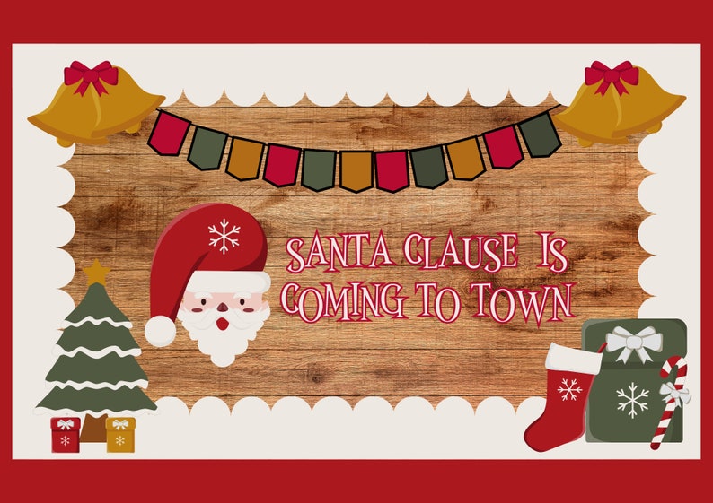 Christmas Bulletin Board Posters | Winter Bulletin Board | Christmas ...