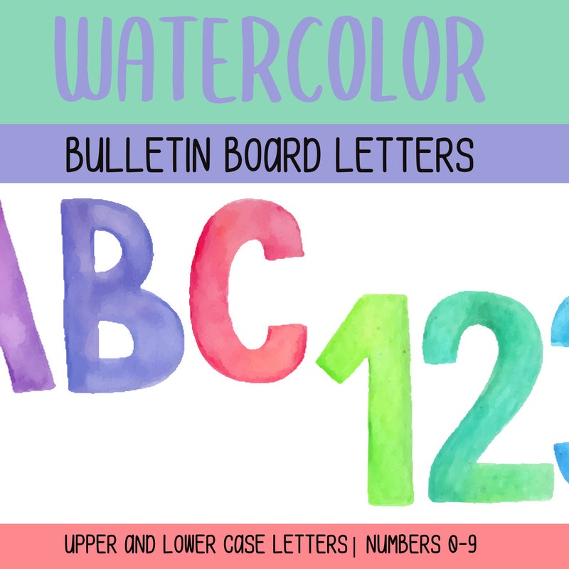 Bulletin Board Letters - Etsy