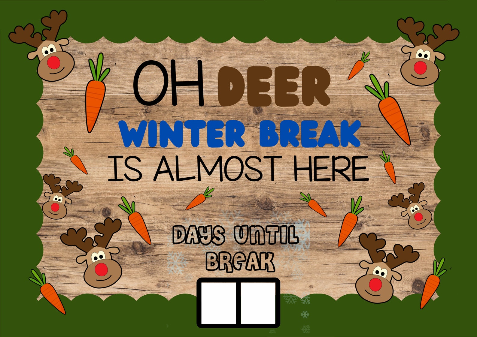 Christmas Bulletin Board Posters | Winter Bulletin Board | Christmas ...