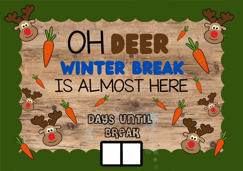 Christmas Bulletin Board Posters | Winter Bulletin Board | Christmas ...
