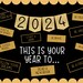 New Year Bulletin Board Kit | New Year New You | January Bulletin Board ...