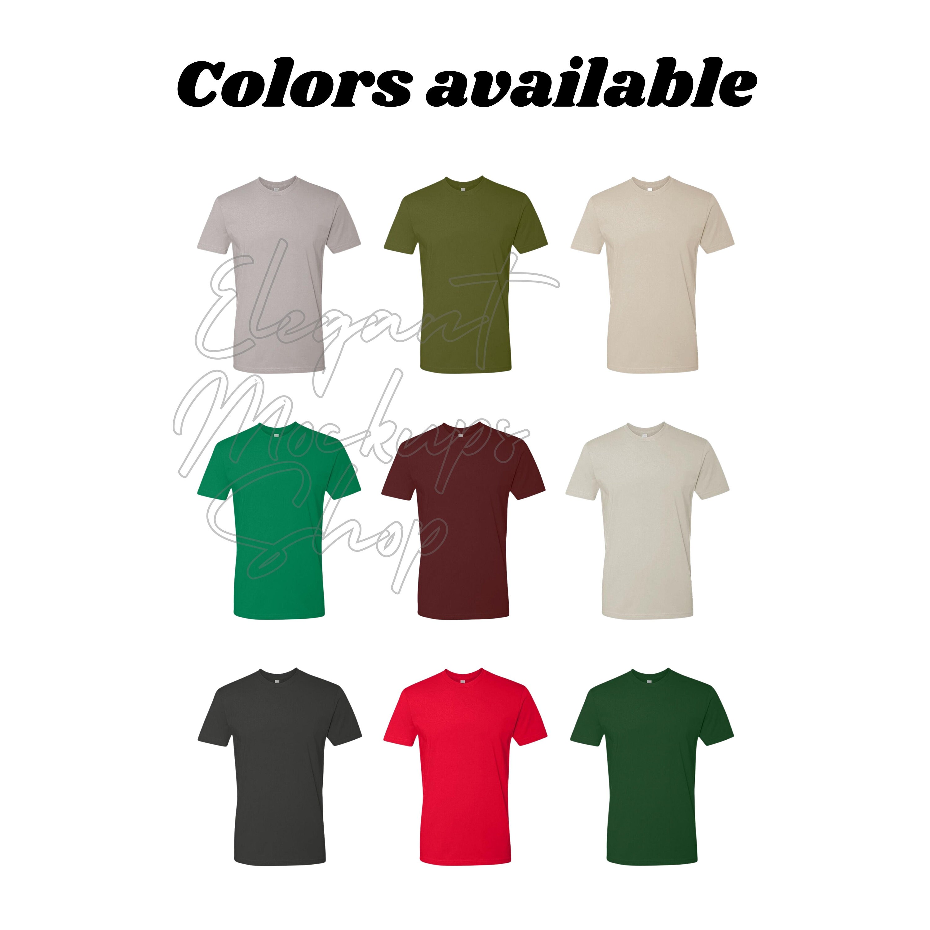 Next Level 3600 T-shirt Mockup Bundle, Front and Back (PNG) - Etsy