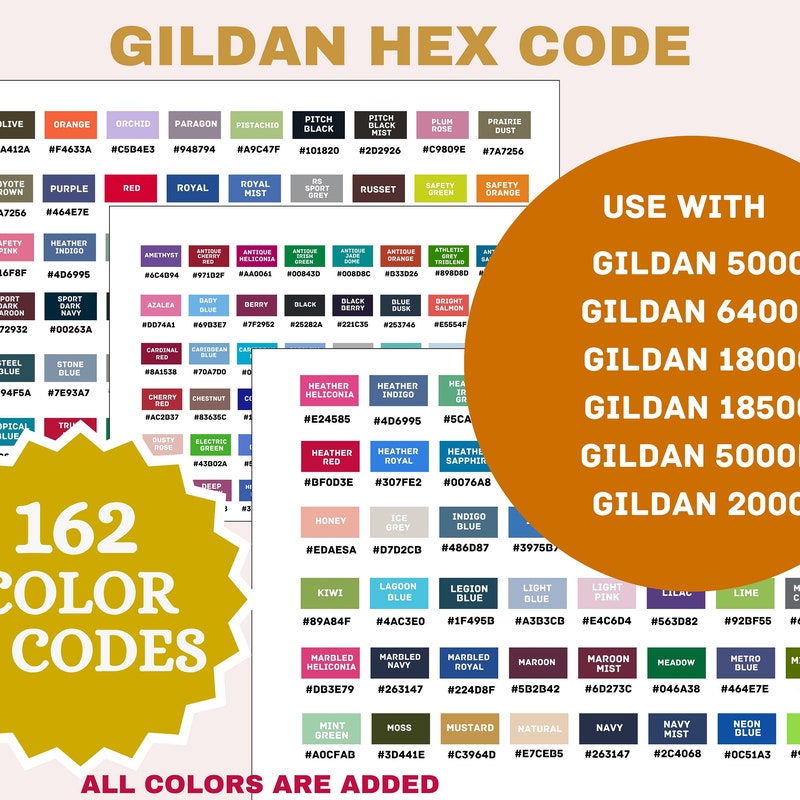 Hex Code for Shirts - Etsy