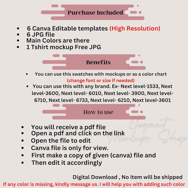 Canva Editable Next Level Color Chart, Editable Next Level, Next Level ...