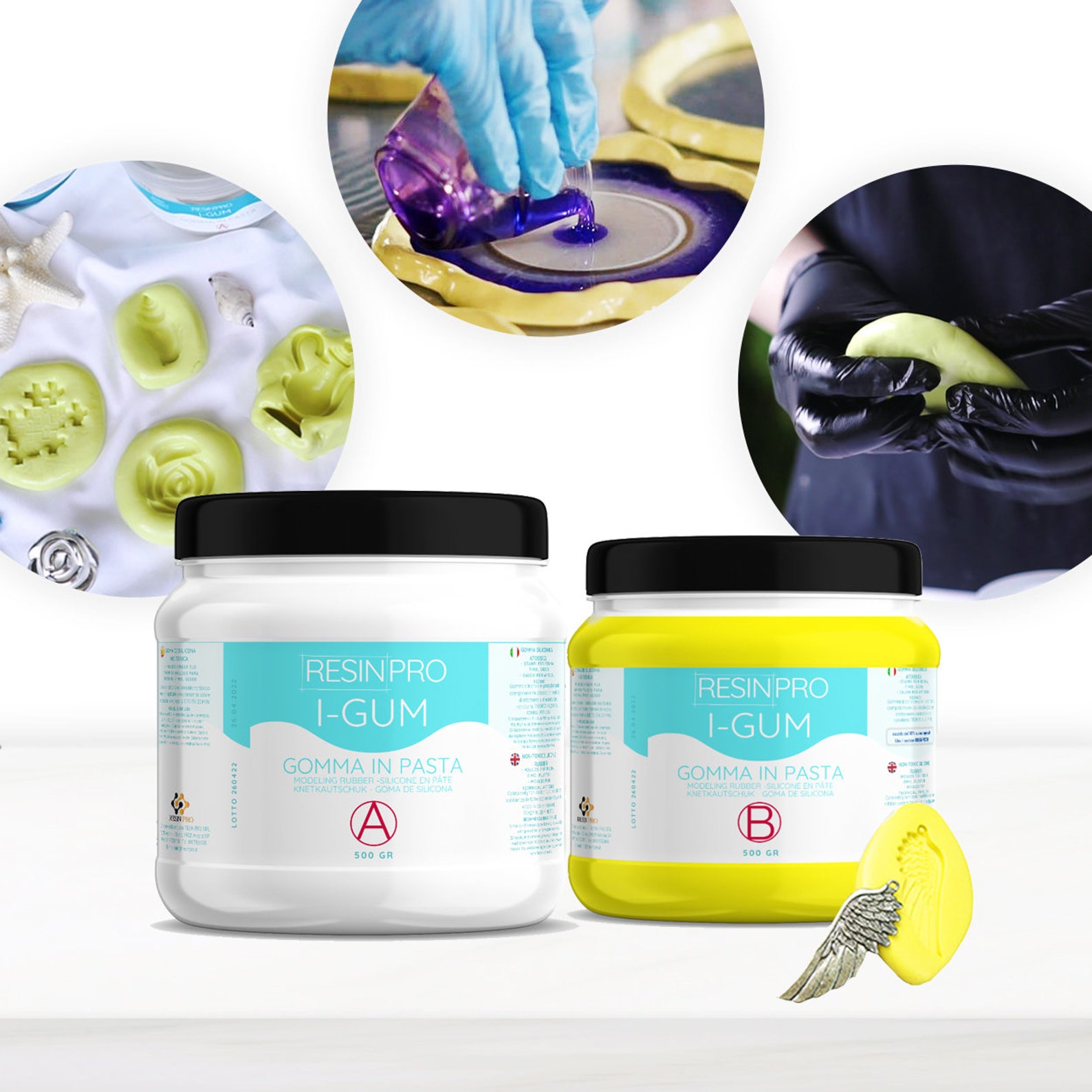 I-GUM - Silicone Putty for Mould Making by Resin Pro. Silicone Mould ...