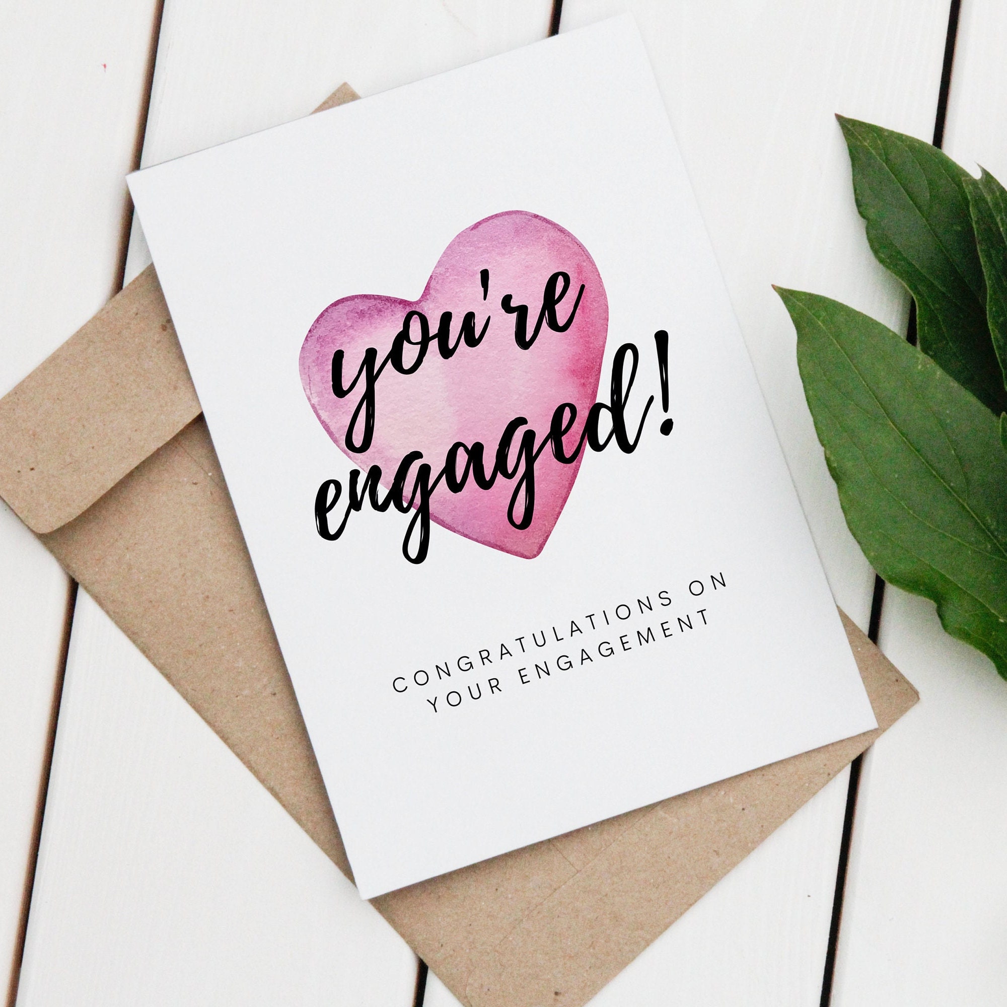 Congratulations on Engagement - Etsy