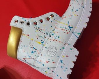 Custom Handmade Timberland Boots Waterproof and Stylish Men's Footwear ...