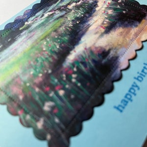 Happy Birthday Nature Scene Handmade Greeting Card - Etsy