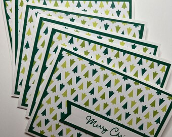Handmade Christmas Greeting Card Set of 6 - Etsy
