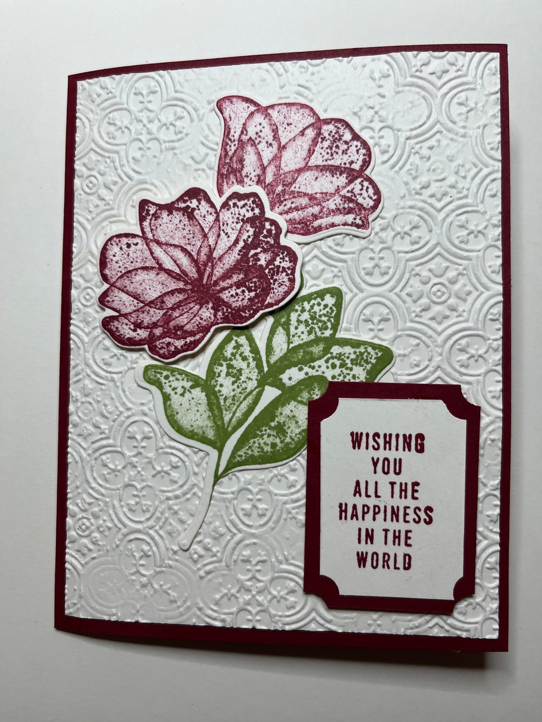 Handmade Thinking of You Greeting Card - Etsy