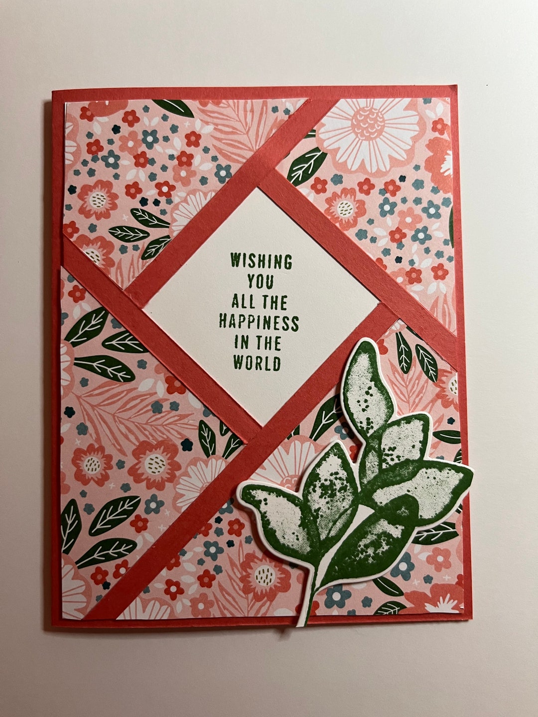 Handmade Thinking of You Greeting Card - Etsy