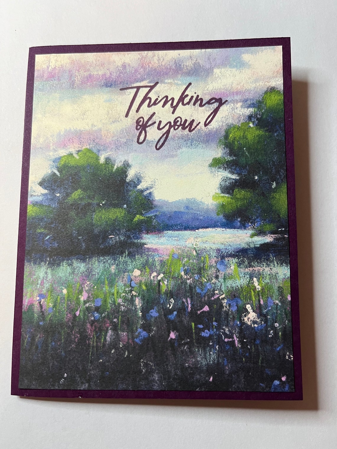 Handmade Thinking of You Greeting Card - Etsy