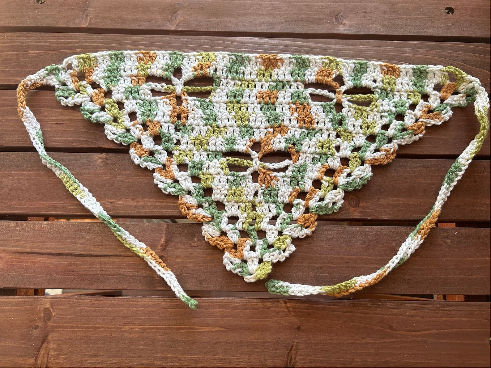 Crochet Dragonfly Headband Bandana Handmade - Etsy