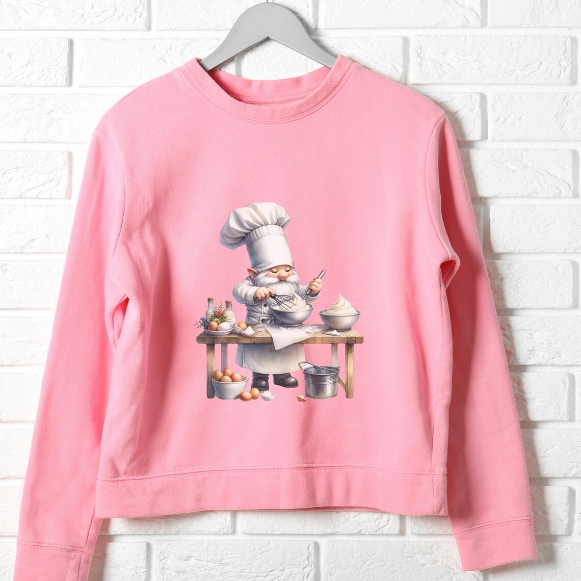 Watercolor Baker Gnomes Clipart, Cute Gnome Clipart ,cute Bakery ,15 ...