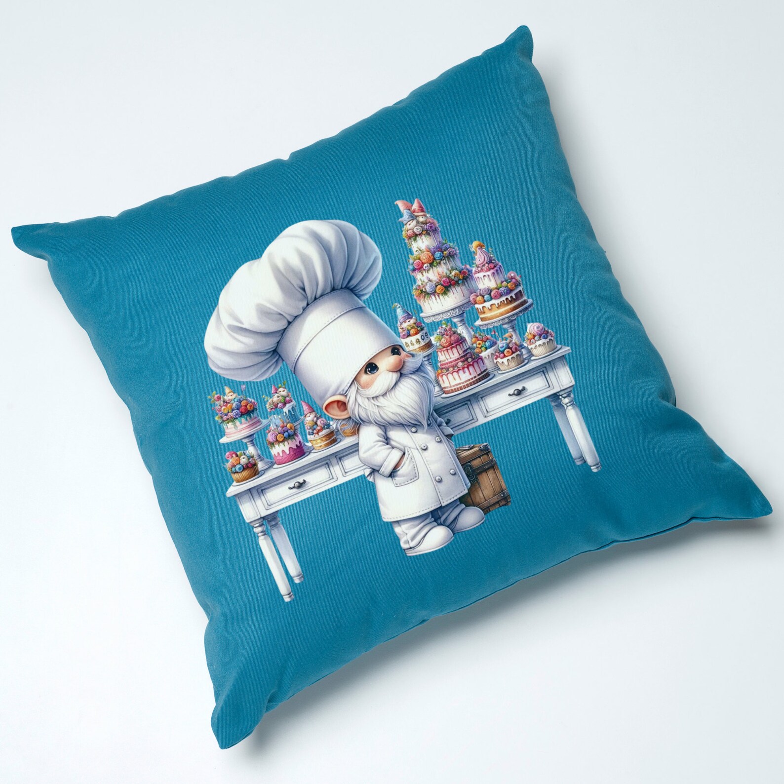 Watercolor Baker Gnomes Clipart, Cute Gnome Clipart ,cute Bakery ,15 ...