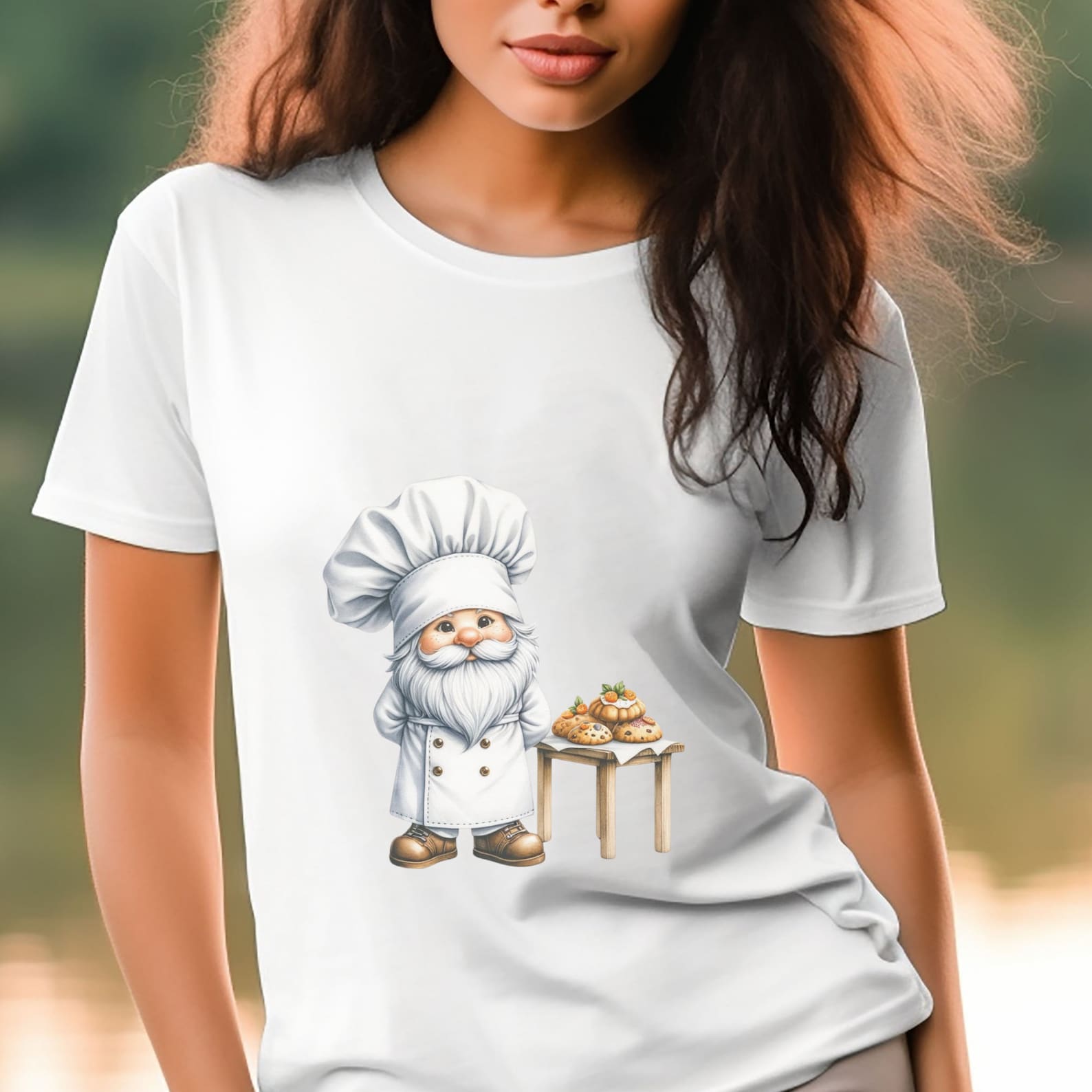 Watercolor Baker Gnomes Clipart, Cute Gnome Clipart ,cute Bakery ,15 ...