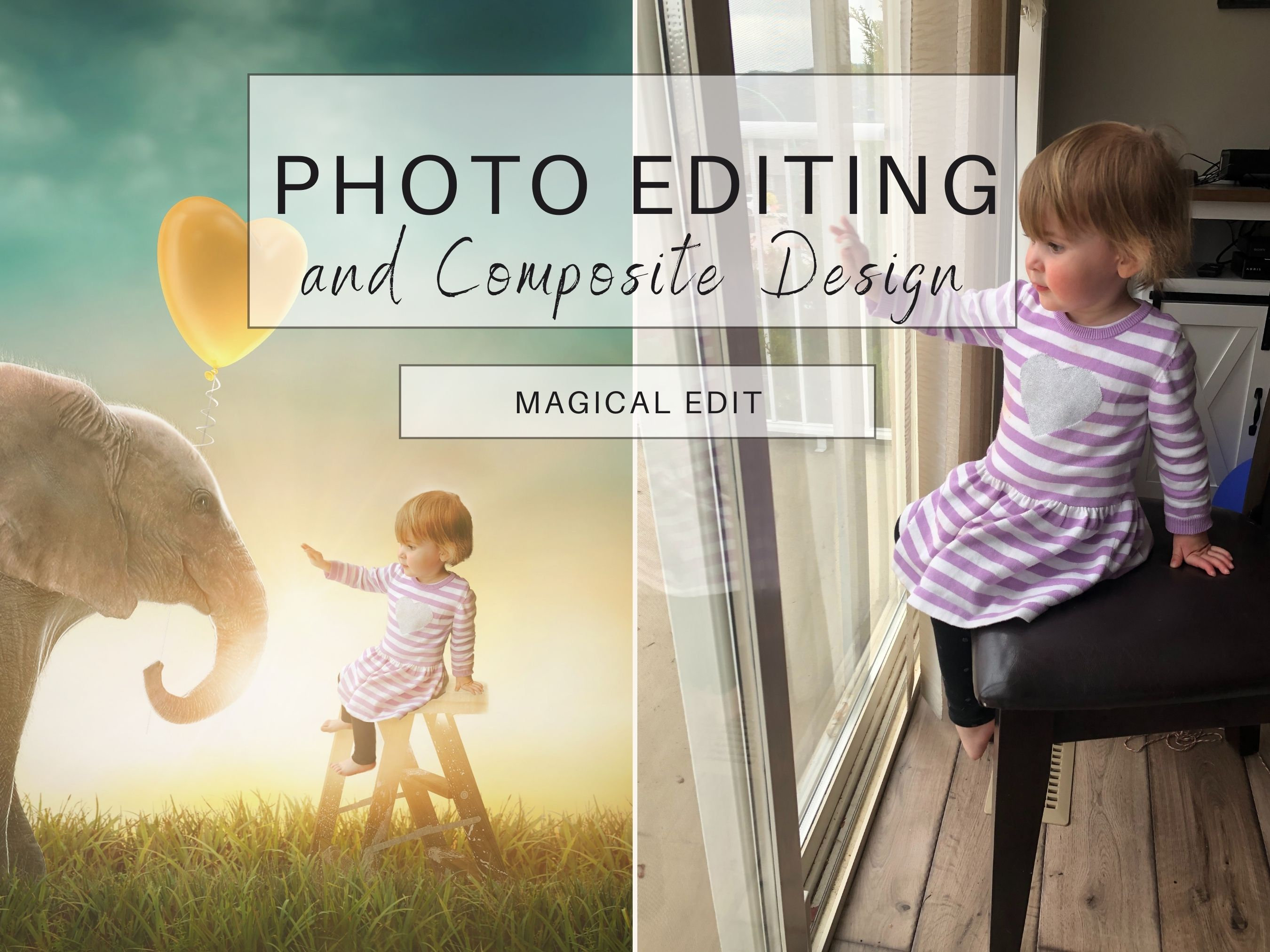 Photo Editing Photoshop Composite Photo Photo Gift Head - Etsy