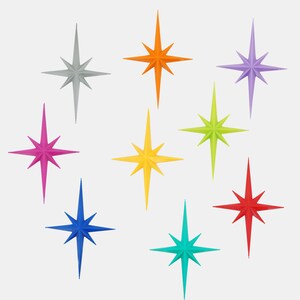 Mid Century Starburst Wall Decor - Etsy