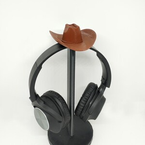 Cowboy Hat Prop | Cowboy Hat Headphone Attachment | Streamer, Gamer ...