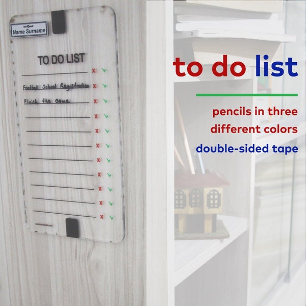 Erasable to Do List - Etsy