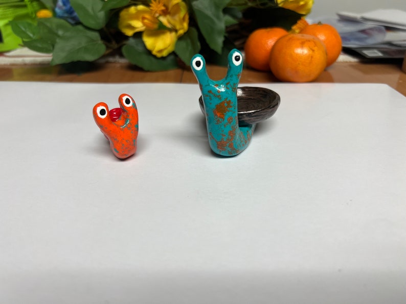 Two Tough Snails Clay Art - Etsy