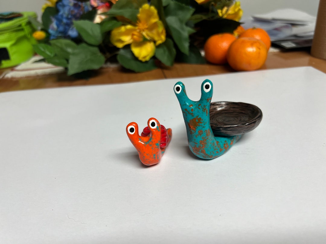 Two Tough Snails Clay Art - Etsy