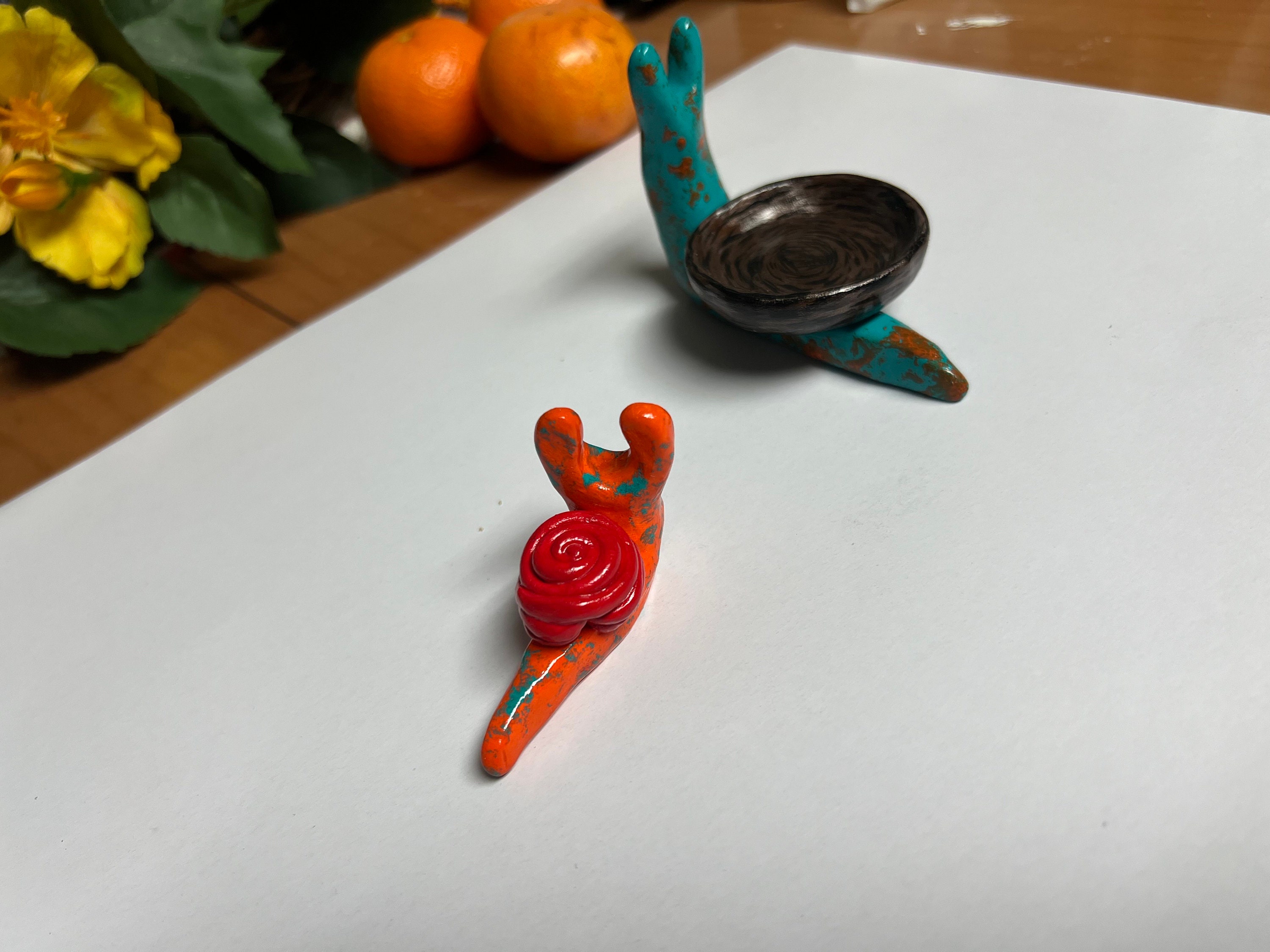 Two Tough Snails Clay Art - Etsy