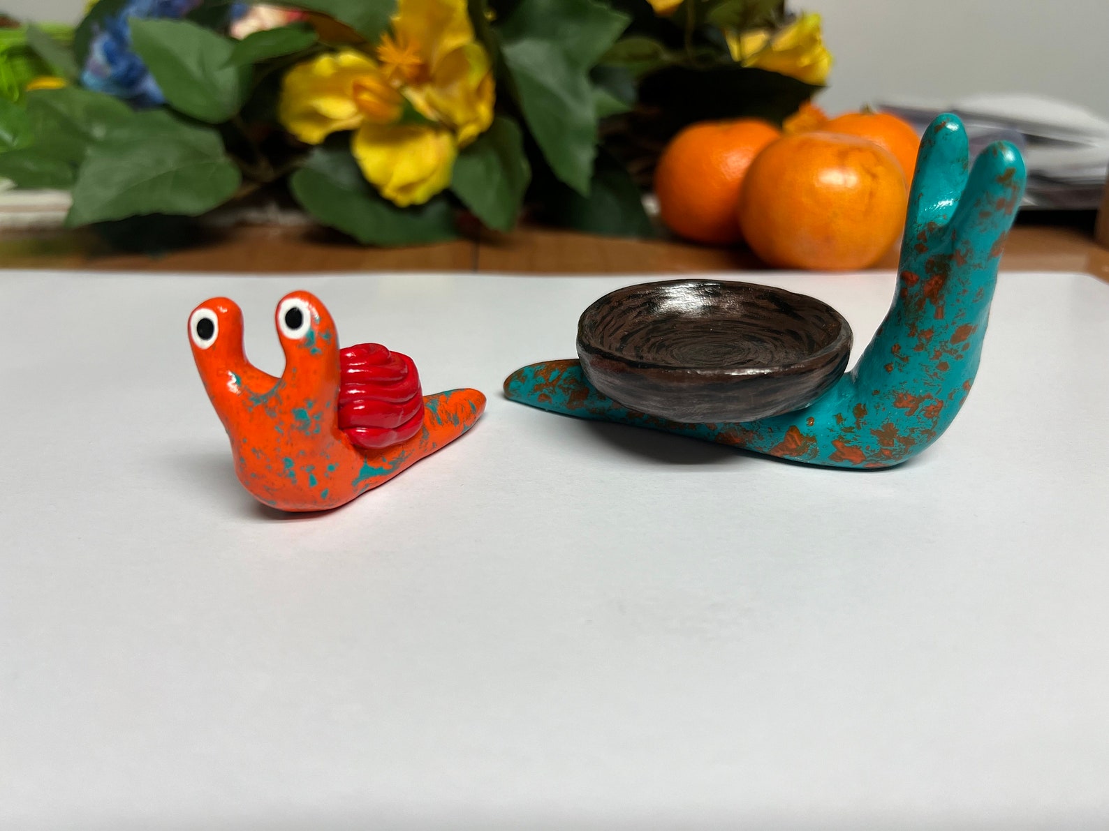 Two Tough Snails Clay Art - Etsy