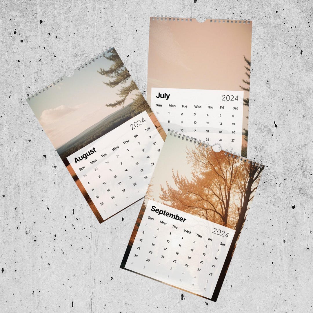 Your 2024 Peach Fuzz Art Calendar - Etsy
