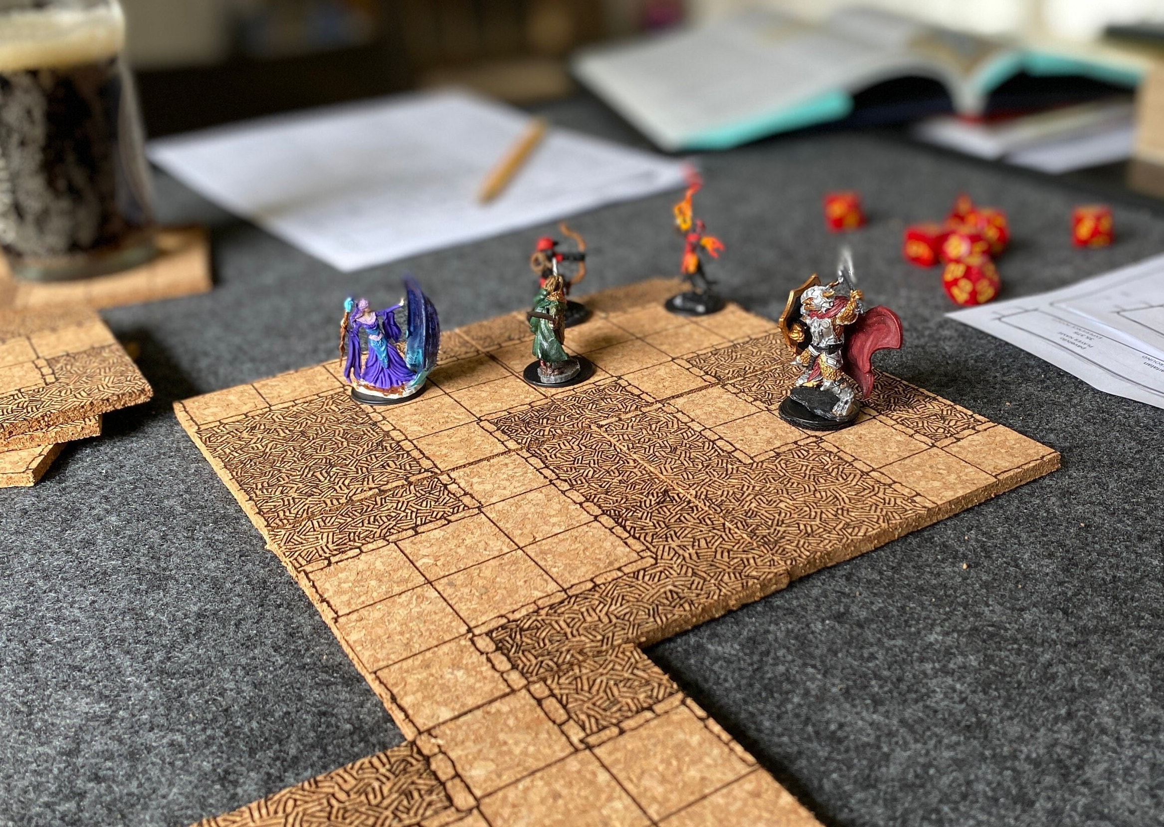 Dungeon Crawler Map Coaster Set - Etsy