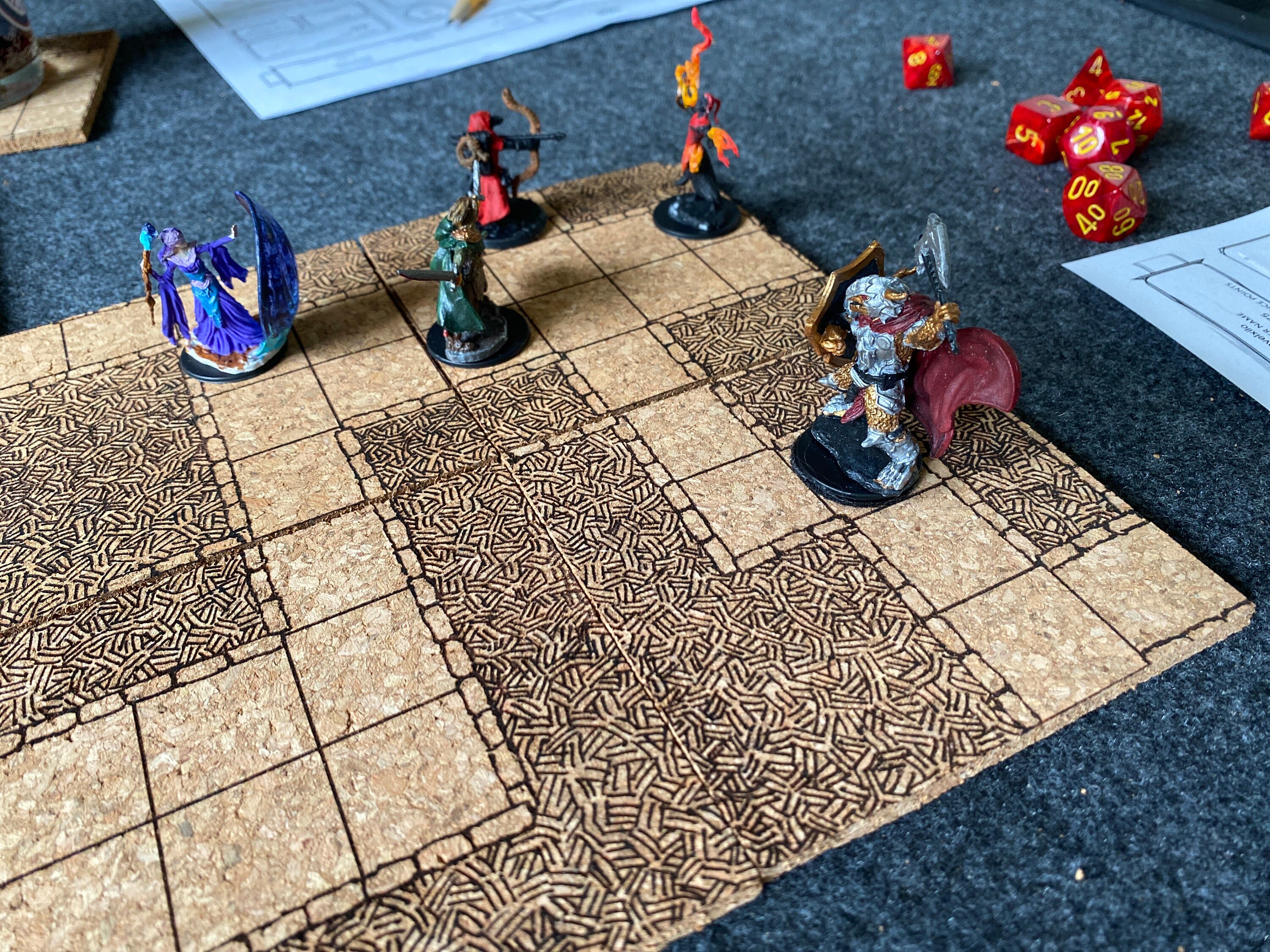 Dungeon Crawler Map Coaster Set - Etsy