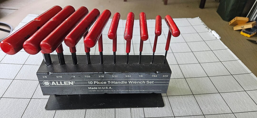 T Handle Allen Key Set - Etsy
