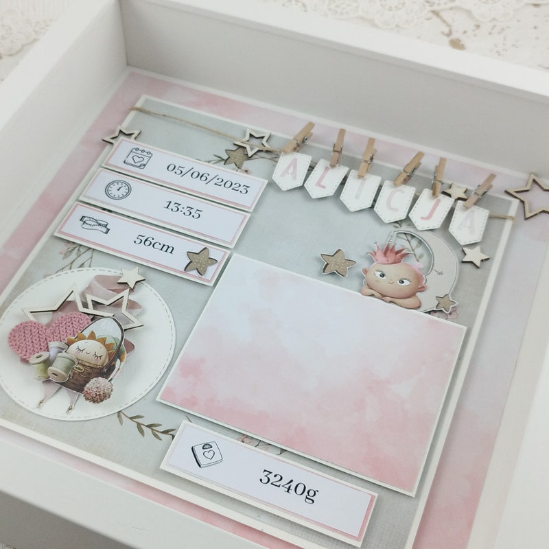 Baby Shadow Box - Etsy