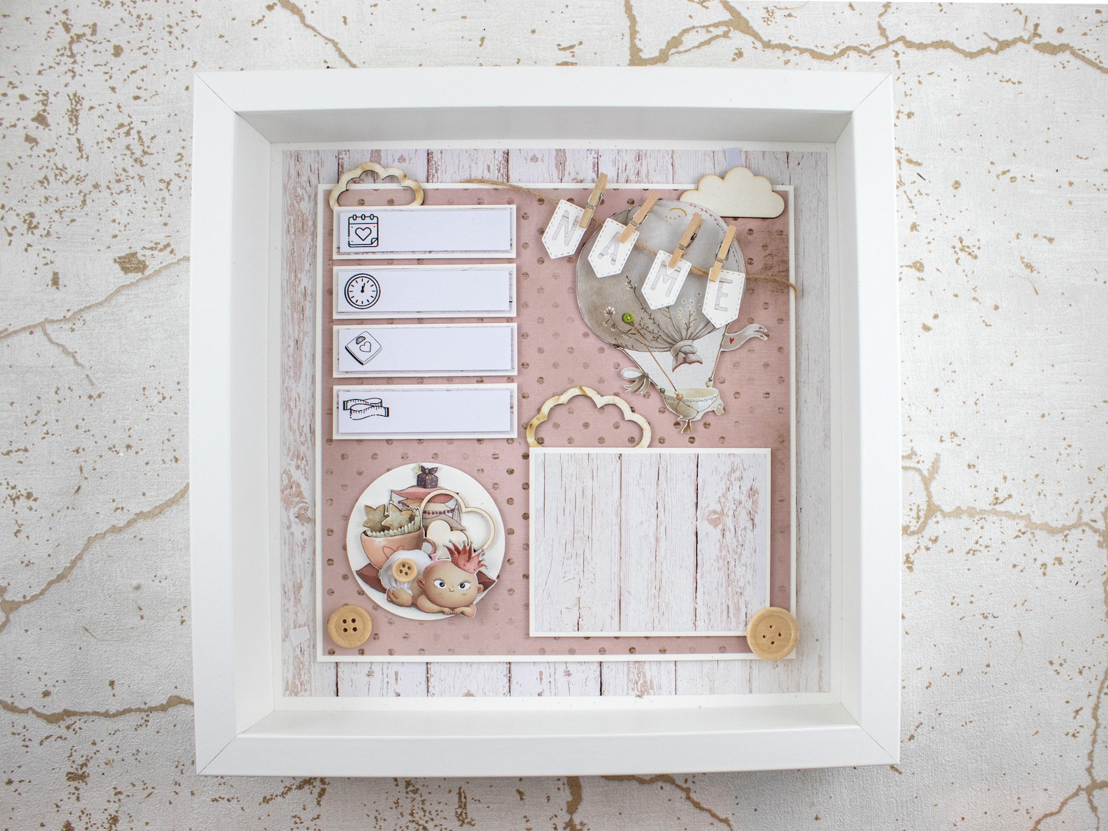 Made to Order, Personalized Baby Frame, New Baby Gift Ideas, Handmade ...