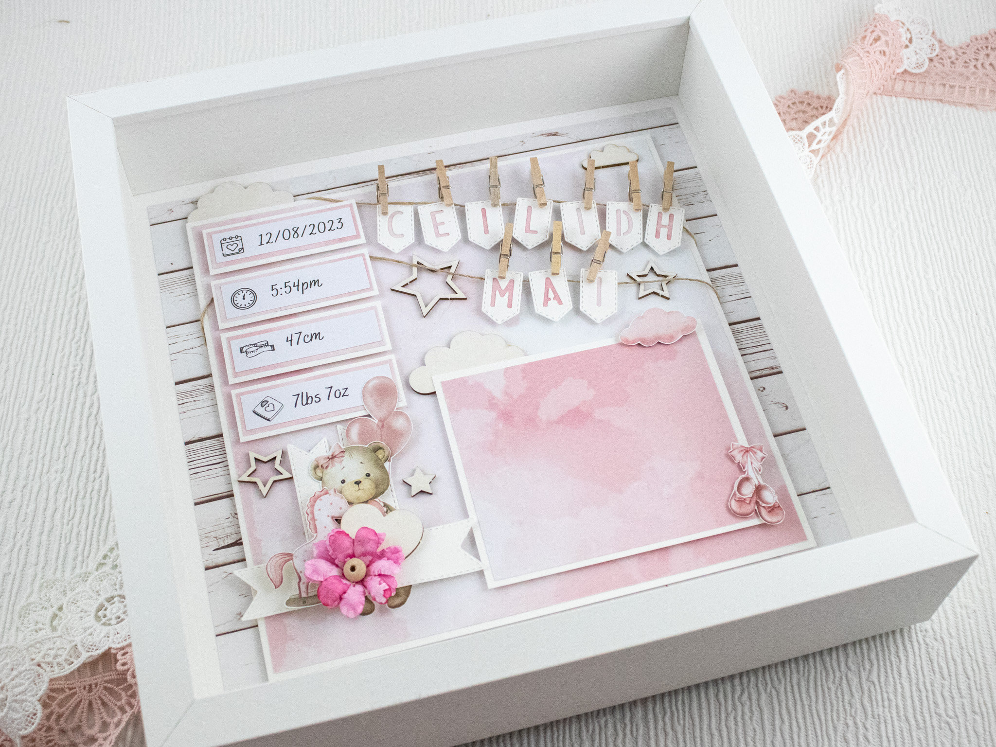 Made to Order, Personalized Baby Frame, New Baby Gift Ideas, Handmade ...