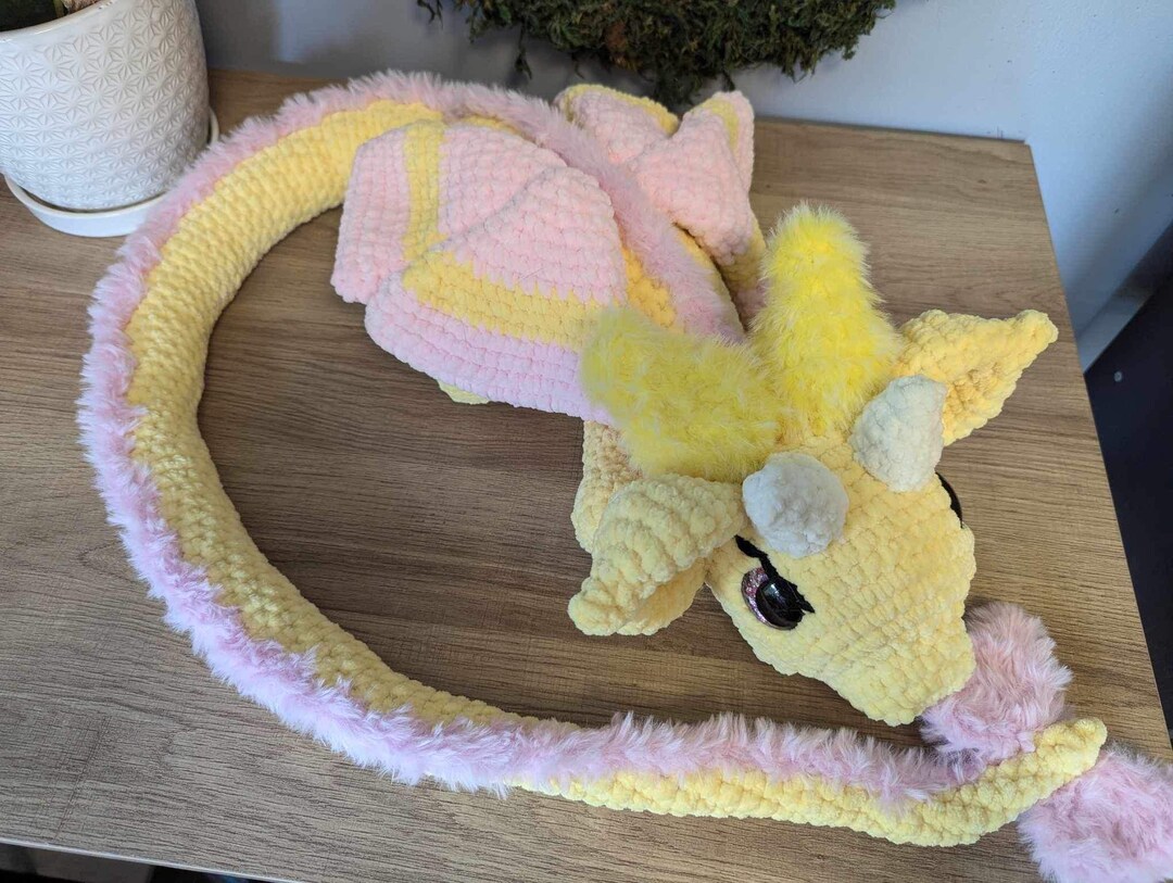 Rosie Maple Moth Dragon, Amigurumi, Plushie, Plush Toy, Stuffed Toy - Etsy
