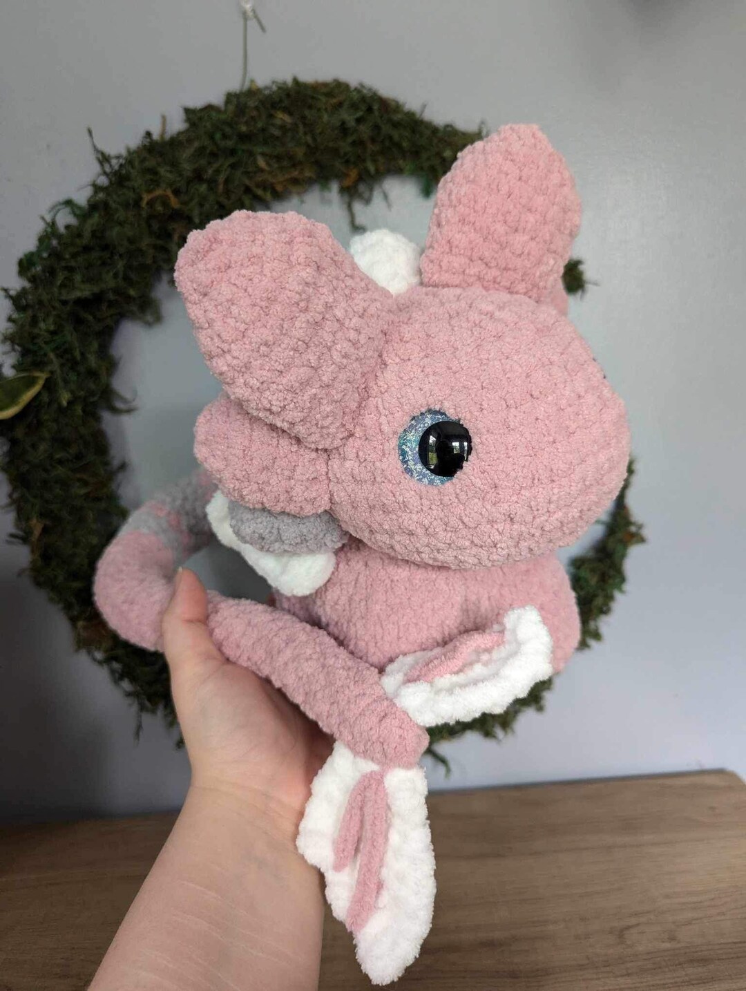 Dahlia Crochet Dragon Plushie, Plush Toy, Amigurumi - Etsy