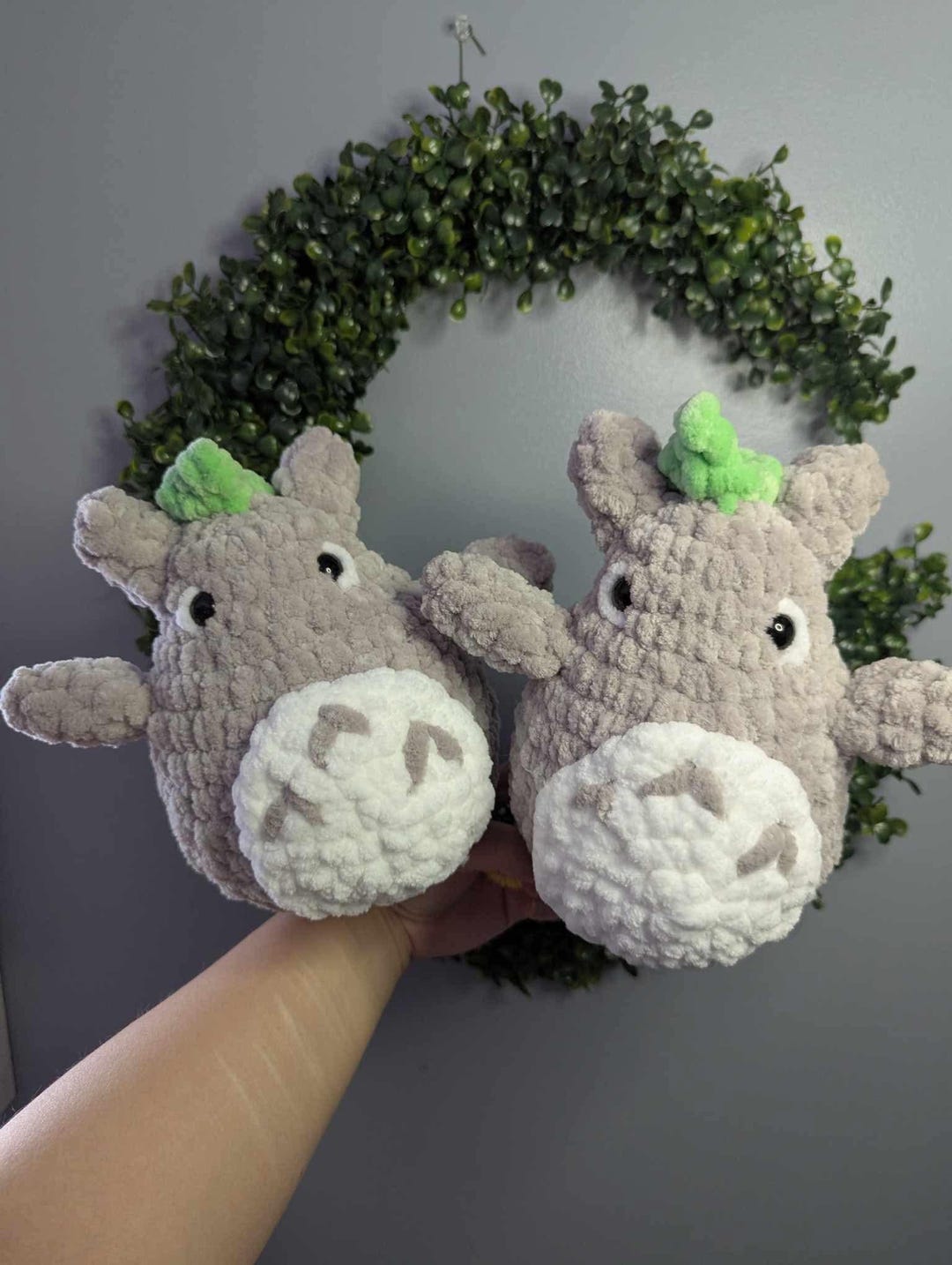 Jumbo Grey Friend, Amigurumi, Handmade Plushie, Plush Toy - Etsy