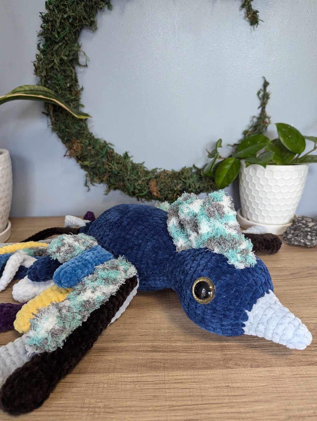 Phoenix Crocheted Plushie, Amigurumi, Plushie, Plush Toy - Etsy