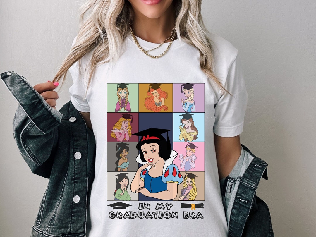 In My Graduation Era Disney Princess Shirt, Disney Girl Trip Graduate ...