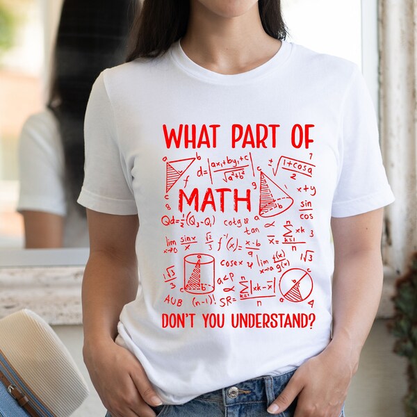 Funny Math Tshirt - Etsy