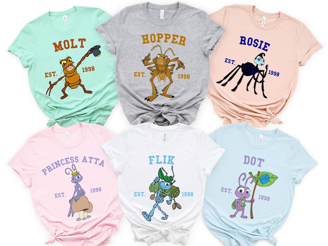 A Bug's Life Disney Custom Shirt, Bug Life Matching Disney Unisex ...