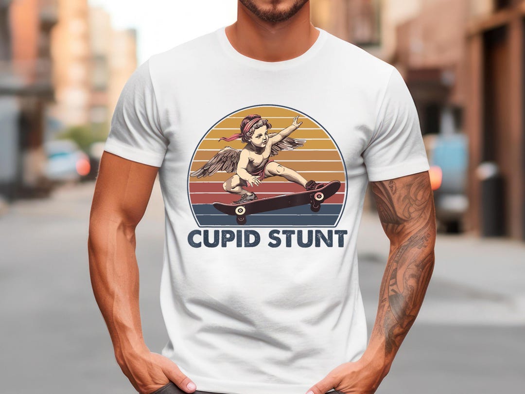 Retro 1970's Cupid Stunt Shirt, Cupid Stunt T-shirt, Retro Cupid Stunt ...