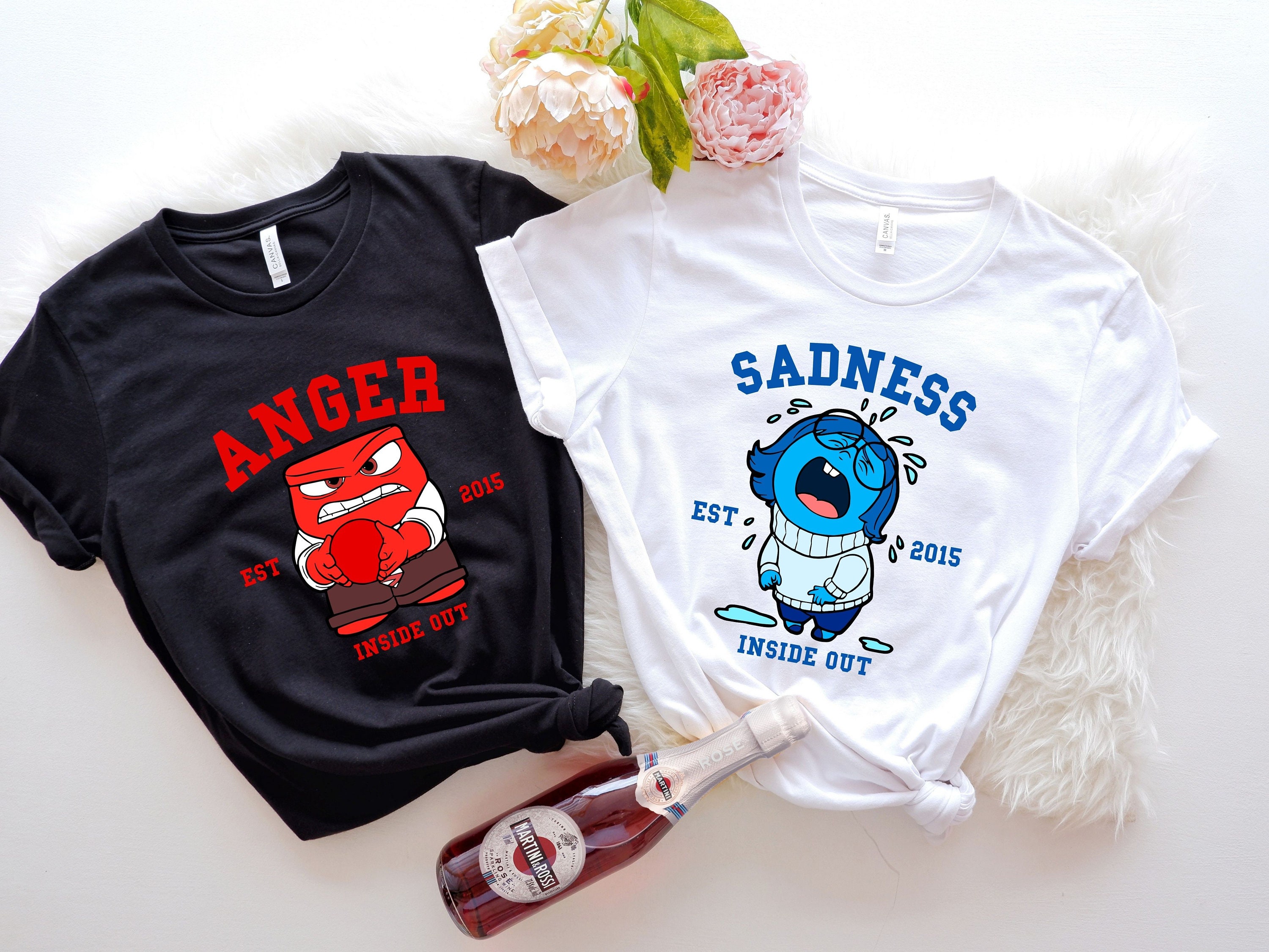 Inside Out Characters Shirts, Inside Out Shirt, Inside Out Group ...