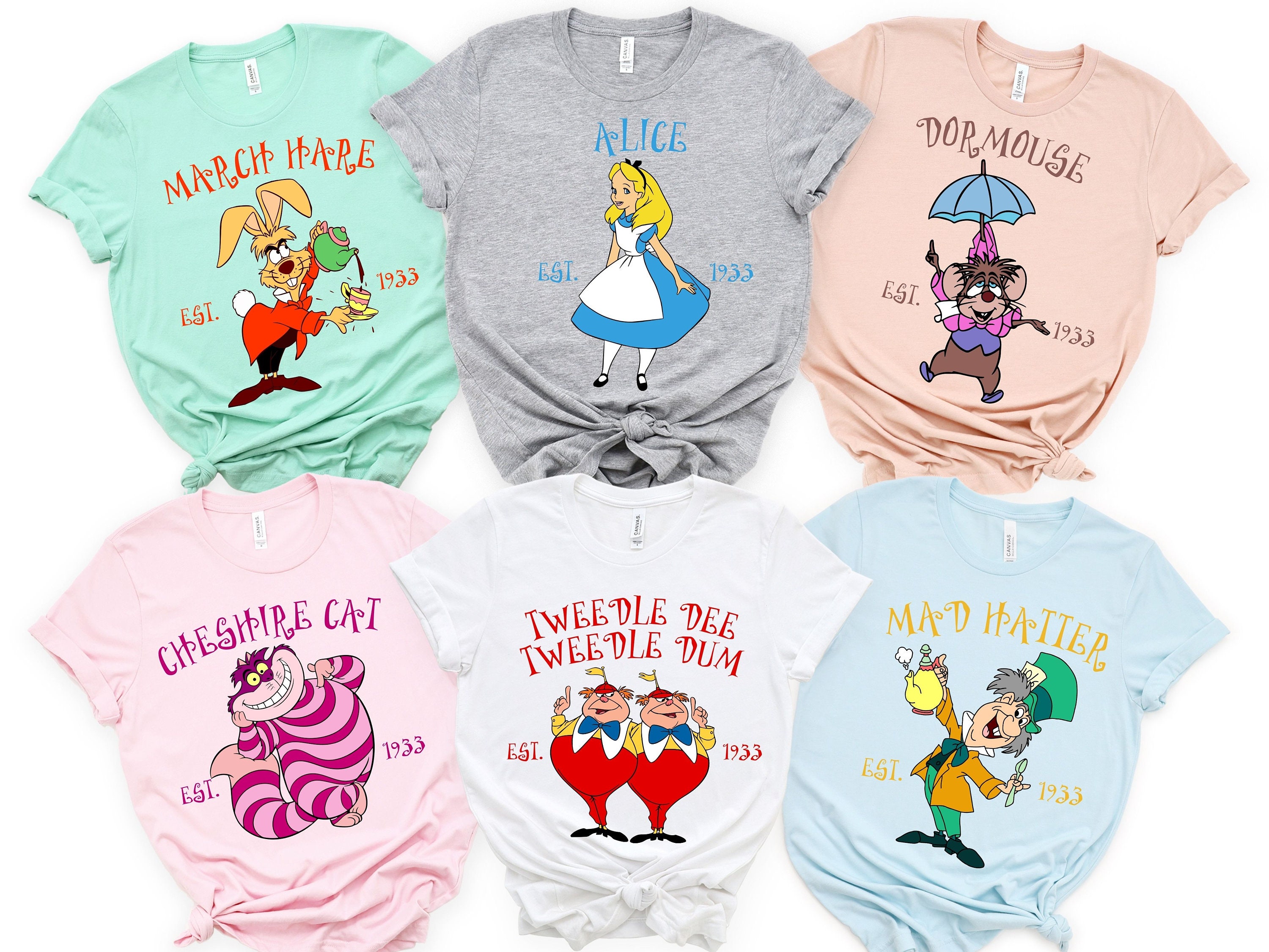 Alice in Wonderland Shirt, Disney Alice in Wonerland Shirt, Retro ...