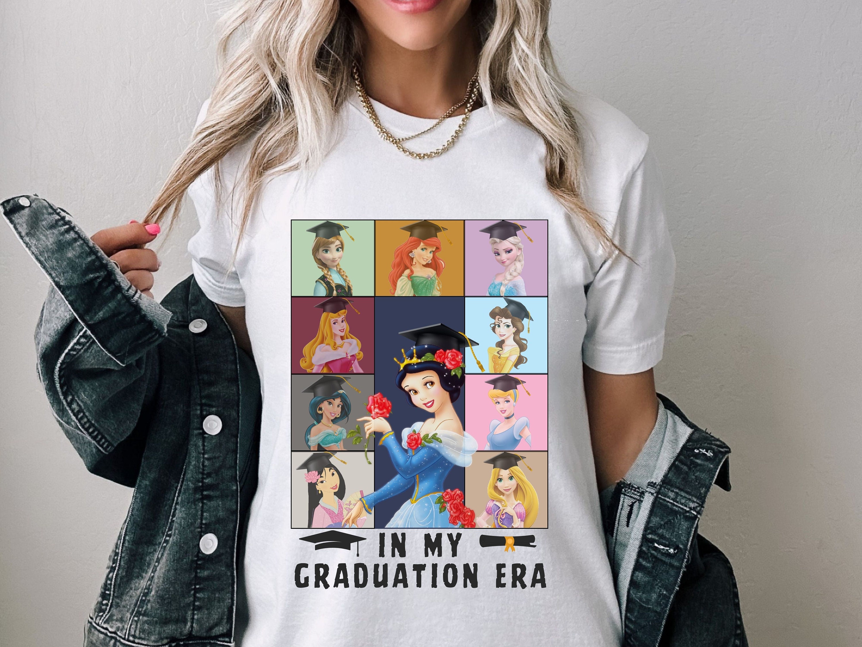 In My Graduation Era Disney Princess Shirt, Disney Girl Trip Graduate ...